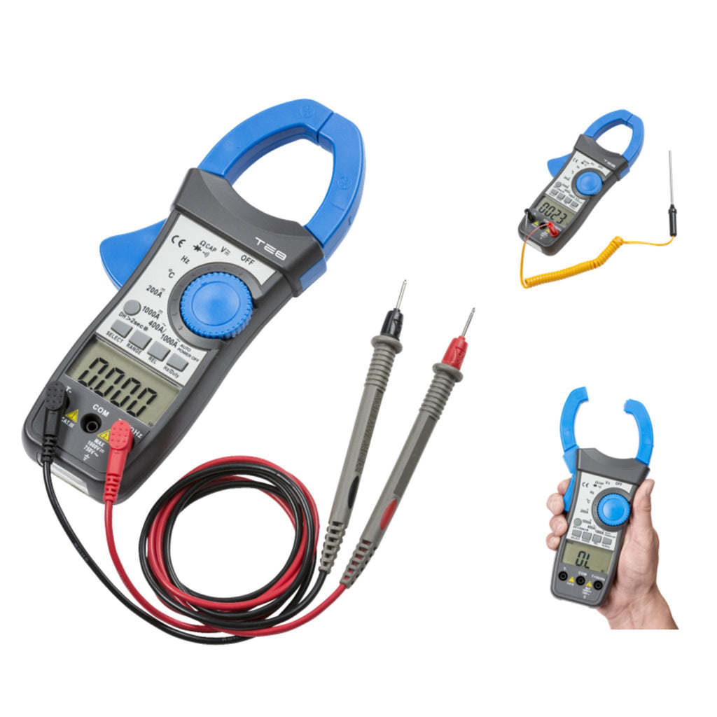 1000 AMP CAT III Digital clamp meter with dual display – tblighting