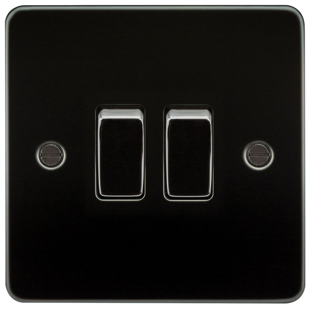 10A 2G Flat Plate 2-Way Switch – tblighting